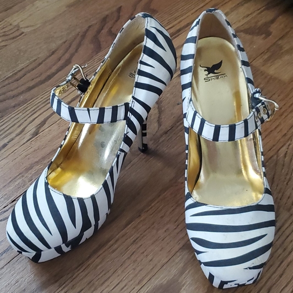 Shiekh | Shoes | Sheikh Zebra Pump | Poshmark